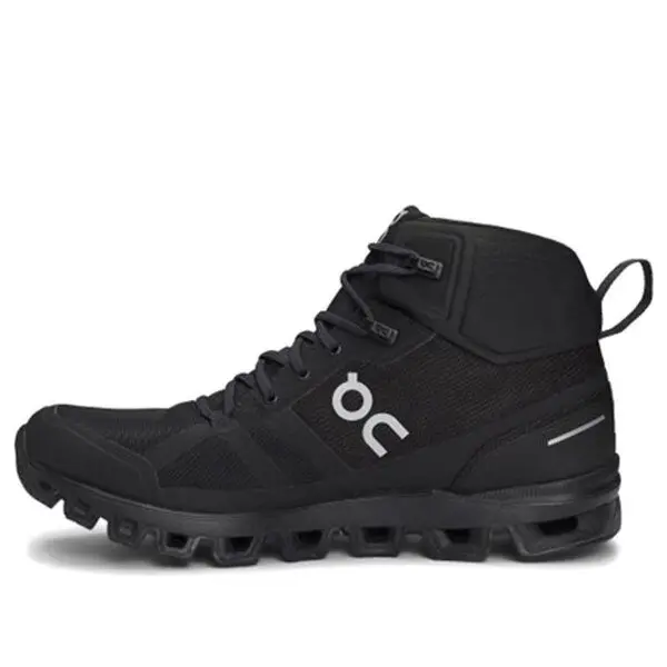 On Cloudrock Waterproof Hiking Boots - Black