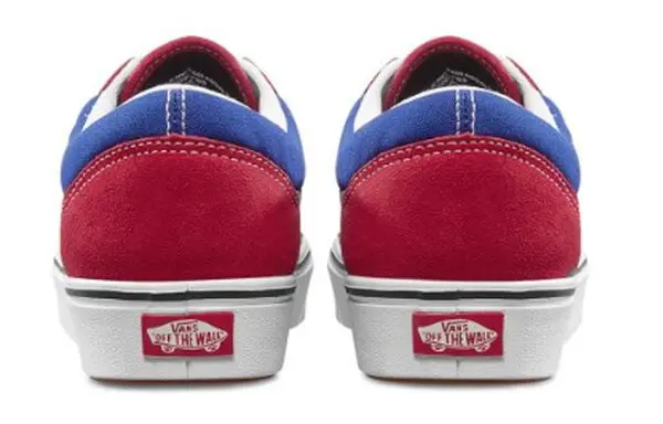 VANS Old Skool Comfycush Sneakers - Red/blue