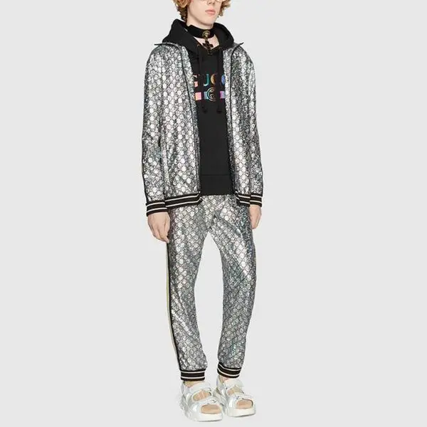 Gucci Cotton Logo Pullover Hooded Sweatshirt