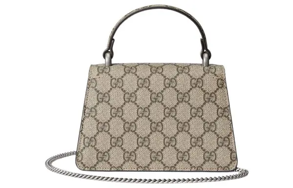 Gucci Dionysus Mini Top Handle Bag - Beige/ebony