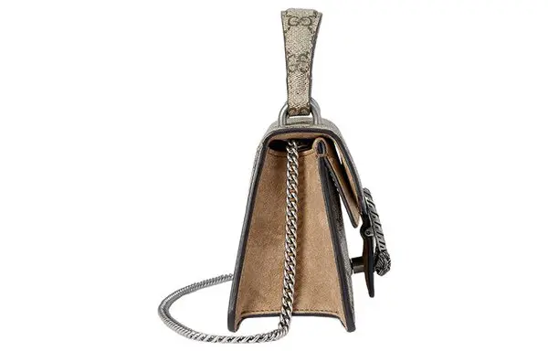 Gucci Dionysus Mini Top Handle Bag - Beige/ebony