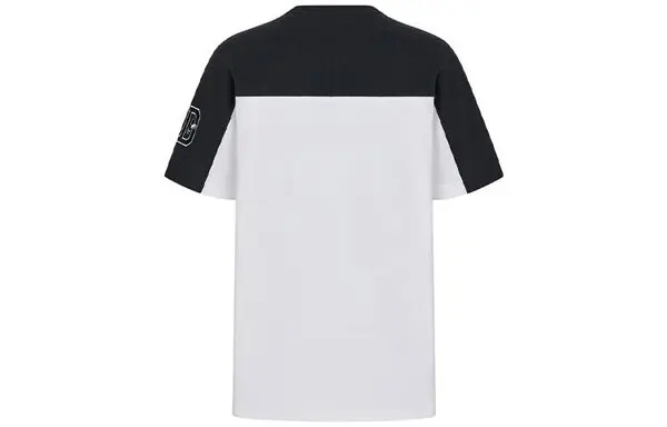 Dior Logo Colorblock Round Neck Short Sleeve T-shirt