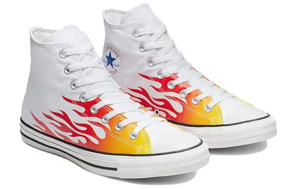 CONVERSE Chuck Taylor All Star High Top Sneakers - White/red