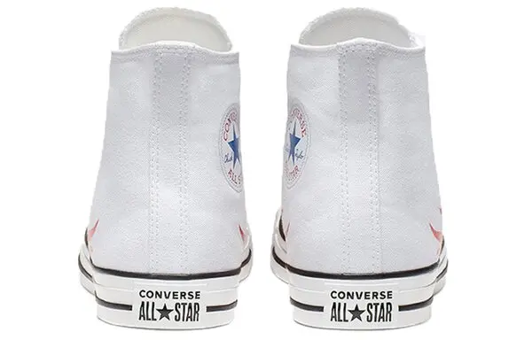 CONVERSE Chuck Taylor All Star High Top Sneakers - White/red