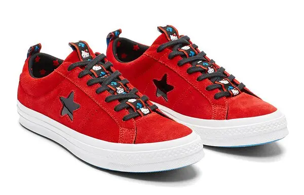 CONVERSE X Hello Kitty One Star Low Top Sneakers - Red