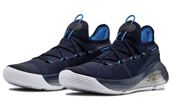 Under Armour Curry 6 Team Basketball Shoe - Blue