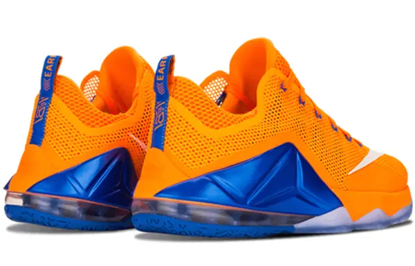 Nike Lebron 12 Low Basketball Sneakers - Orange