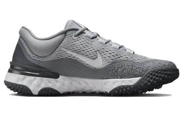 Nike Alpha Huarache Elite 4 Tf Sneakers - Wolf Grey/cool Grey/dark Grey