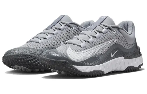 Nike Alpha Huarache Elite 4 Tf Sneakers - Wolf Grey/cool Grey/dark Grey