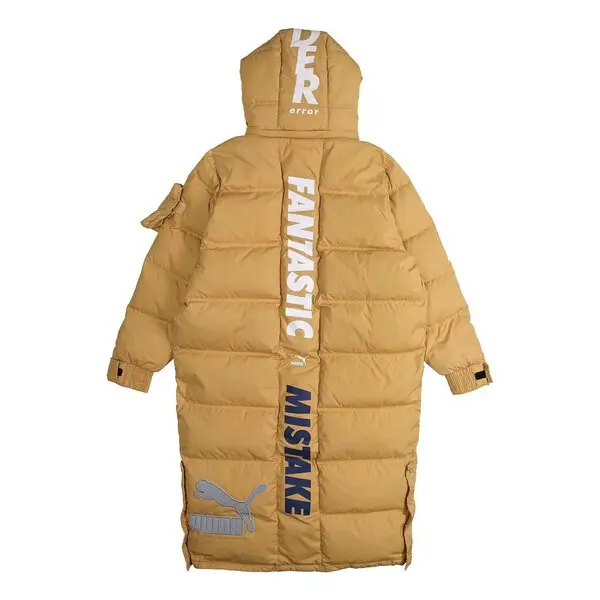 PUMA X Ader Error Down Coat - Tan/white/black