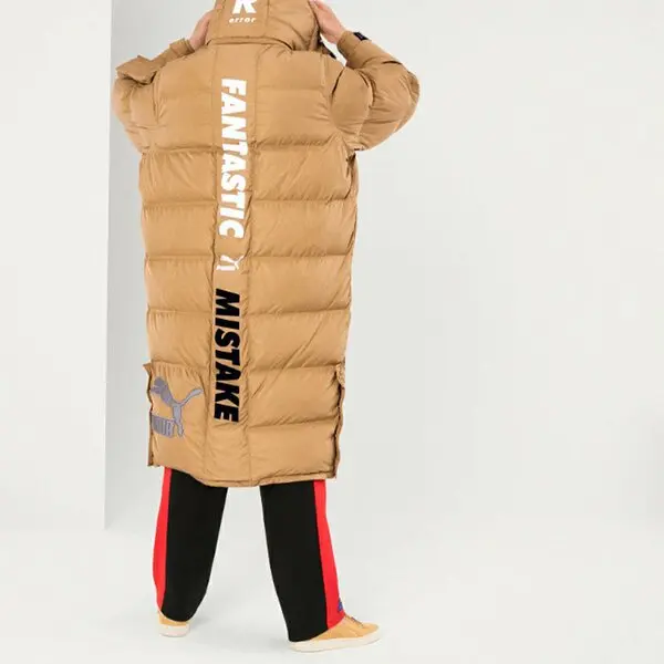 PUMA X Ader Error Down Coat - Tan/white/black