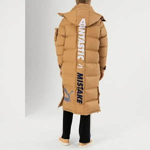 PUMA X Ader Error Down Coat - Tan/white/black
