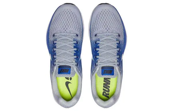 Nike Zoom Pegasus 34 Athletic Sneakers - Grey/red