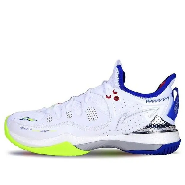 LI-NING Halberd 3 Lite Athletic Sneakers - White/blue/yellow