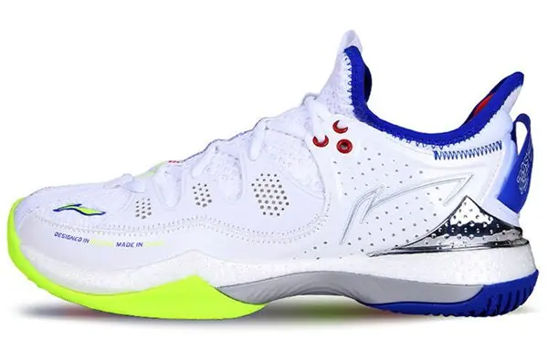 LI-NING Halberd 3 Lite Athletic Sneakers - White/blue/yellow