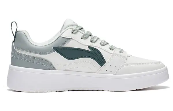 LI-NING Low Top Sneakers - White/green
