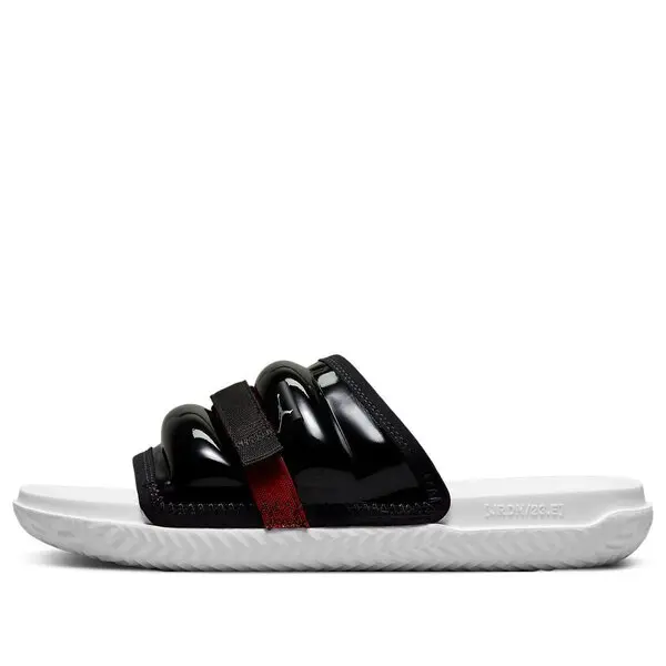 JORDAN Air Super Play Slide - Black/white/red
