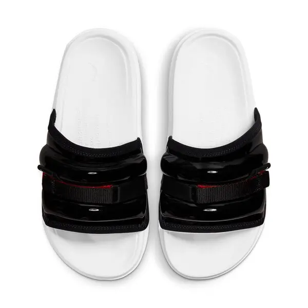 JORDAN Air Super Play Slide - Black/white/red