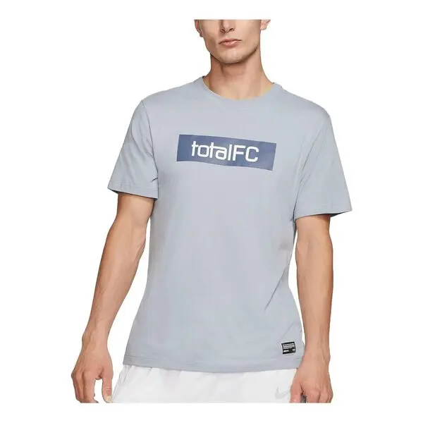 Nike F.c Dri-fit Graphic Soccer T-shirt 'grey