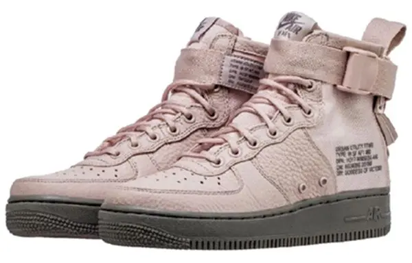 Nike Sf Air Force 1 Mid High-top Sneakers - Pink