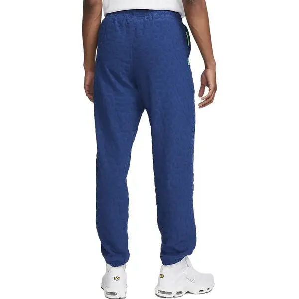 Nike Brazil French Terry Football Tracksuit Bottoms - Blue