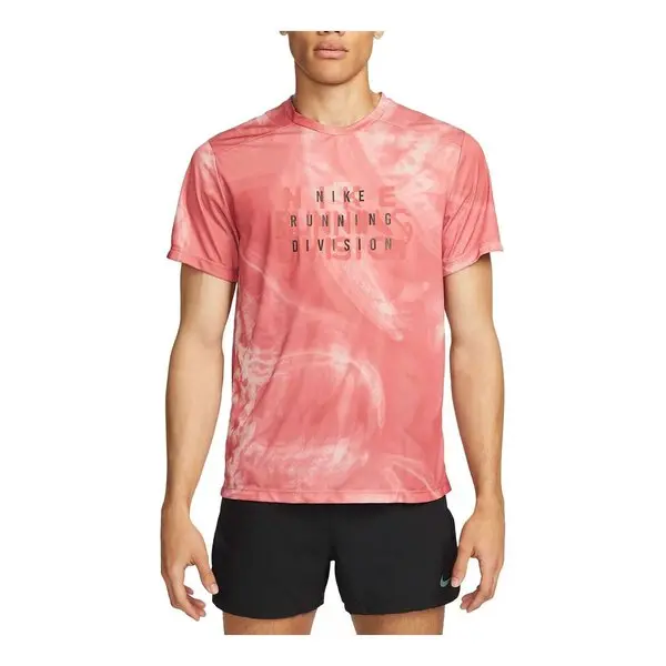 Nike Dri-fit Run Division Rise 365 T-shirt 'rose - Pink/rose