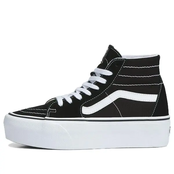 VANS Sk8-hi Tapered Stackform Platform Sneakers - Black/white