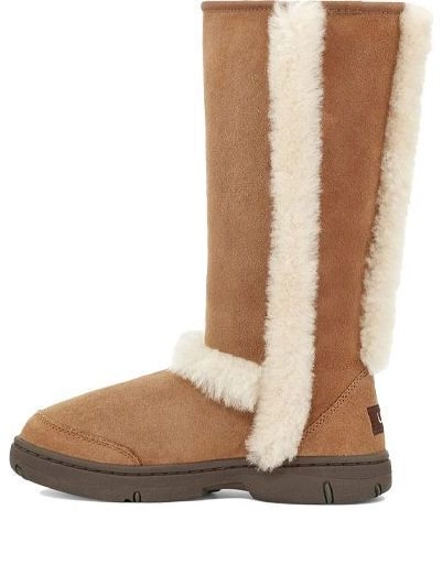 UGG Sunburst Tall Boots - White/brown