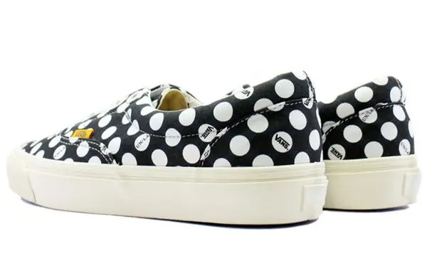 VANS Union X Og Era Lx Polka Dot Canvas Sneakers - Black/white