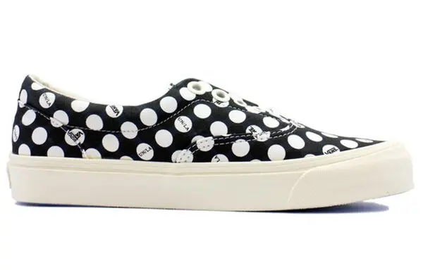 VANS Union X Og Era Lx Polka Dot Canvas Sneakers - Black/white