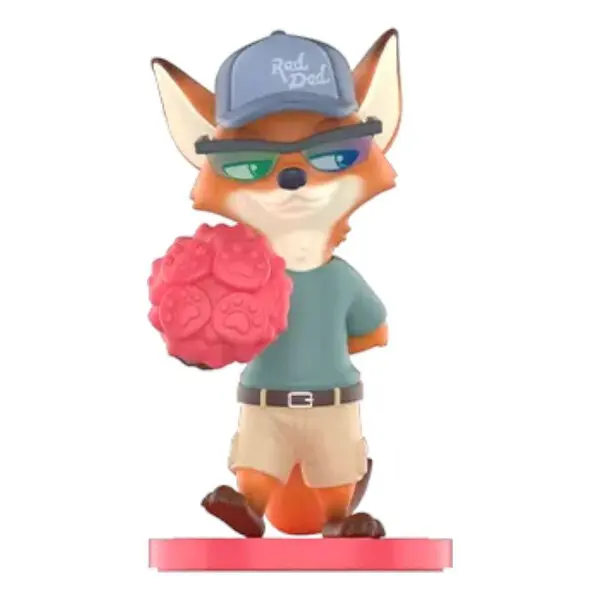 POP MART Disney Zootopia Next Adventure Figures 'paw Flower Nick - Multi-color