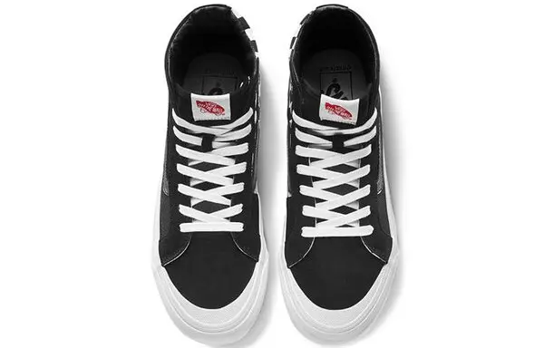 VANS Og Style 138 Lx Checkerboard High Top Sneakers - Black