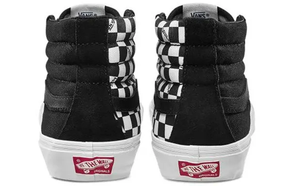 VANS Og Style 138 Lx Checkerboard High Top Sneakers - Black