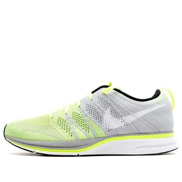 Nike Flyknit Trainer - White/green/multi-color