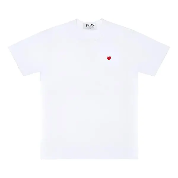 Play Comme Des Garcon Small Heart T-shirt - White