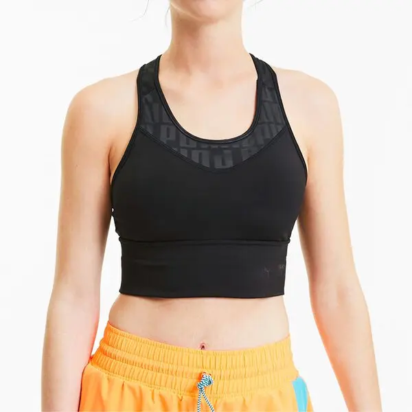 PUMA Mid Impact Bra Top 'black