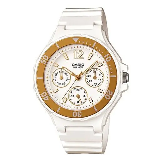 Casio Standard Series Waterproof Quartz Analog Watch - White