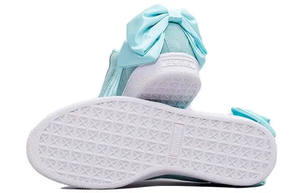 PUMA Suede Bow Sneakers - Turquoise