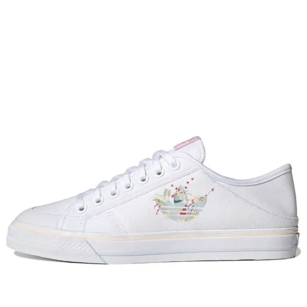 Adidas Nizza Low "halo Amber" Sneakers - White