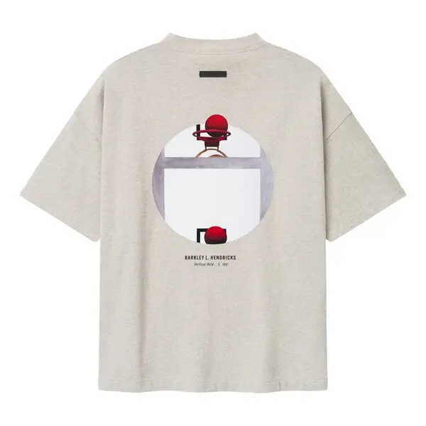Fear Of God X Nba X Barkley Hendricks 90s T-shirt - Heather Stone