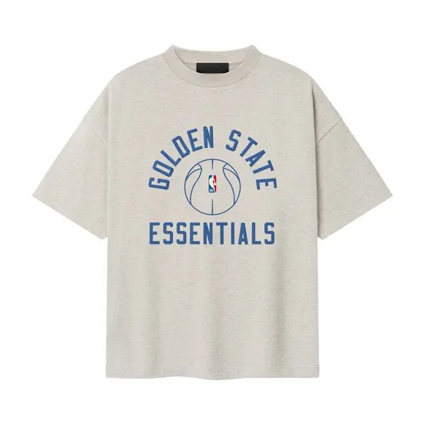 Fear Of God X Nba X Barkley Hendricks 90s T-shirt - Heather Stone