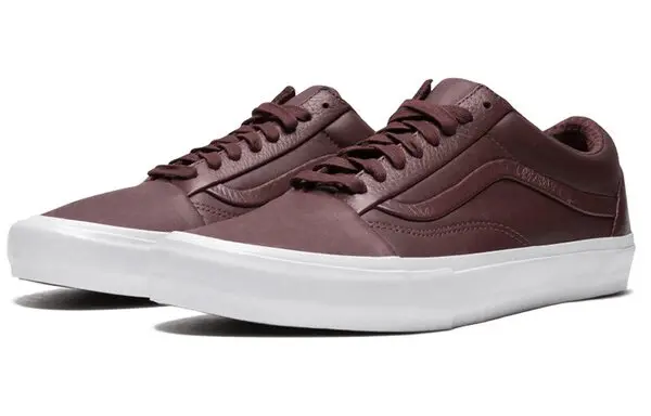 VANS Old Skool St Lx 'stitch & Turn' Sneakers - Wine Red