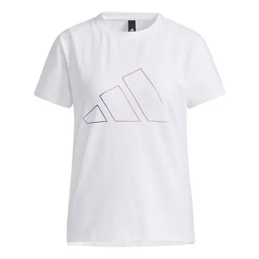 Adidas Fi Mountain Logo White T-shirt - Default Color