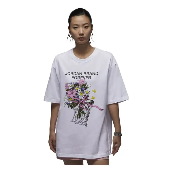 JORDAN Brand Oversized Graphic T-shirt - White