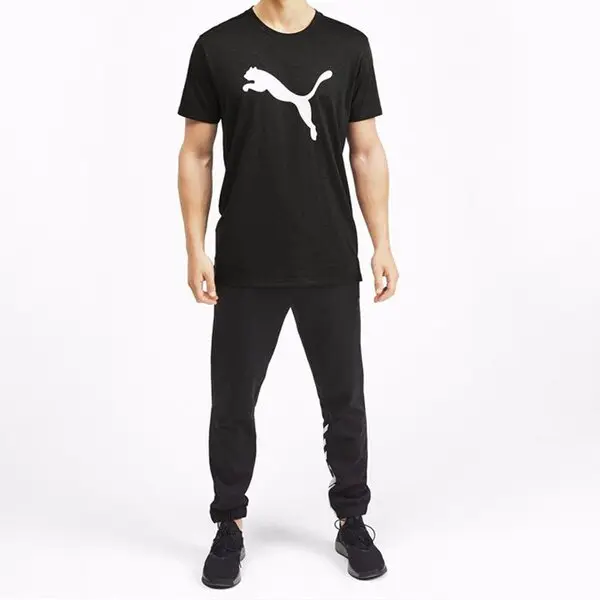 PUMA Logo Printed Short Sleeve Tee
