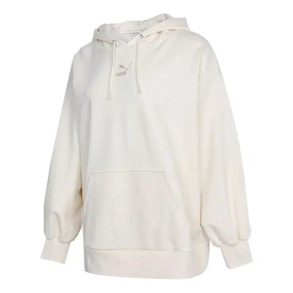 PUMA Classics Oversized Hoodie - White