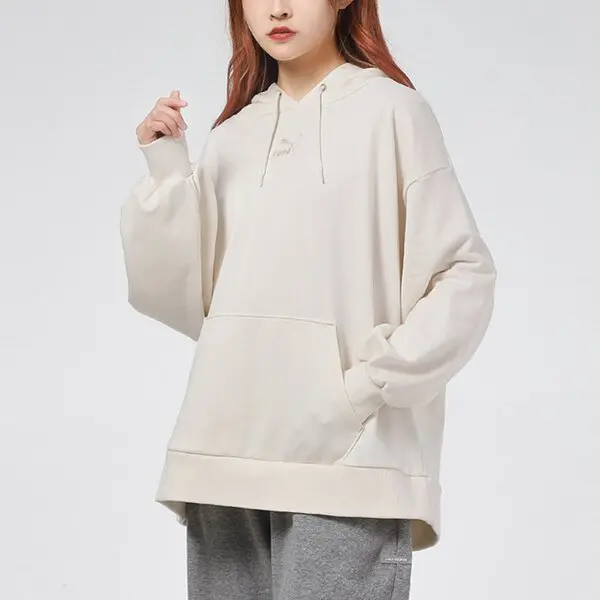 PUMA Classics Oversized Hoodie - White