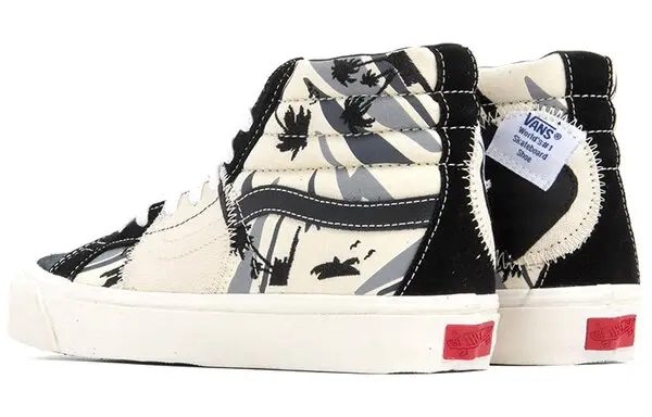 VANS Sk8-hi Lx 'bricolage' High Top Sneakers - Black