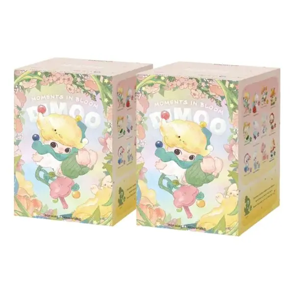 POP MART Dimoo Moments In Bloom Series Figures Blind Box Case - Multi-color