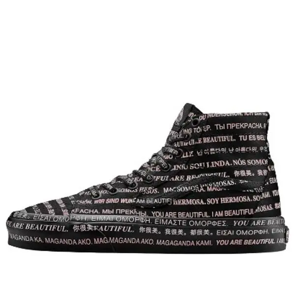 VANS Sk8-hi Tapered High Top Sneakers - Black/pink